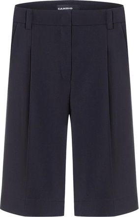 Cambio Femme, Pantalons, Bleu, Taille: 40 FR Pantacourts