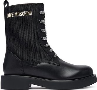 Love Moschino Schn&uuml;rschuhe JA24074G1PIO100A Schwarz