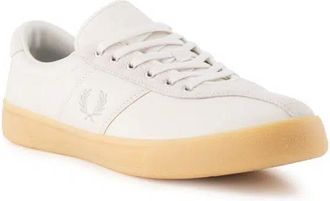 Fred Perry Herren Sneaker wei&szlig; Glattleder