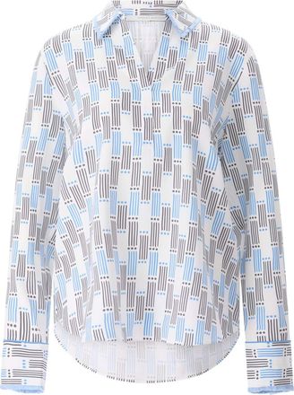 Herzen'sangelegenheit Seidenbluse mit Muster