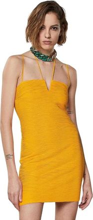 Patrizia Pepe Femme, Robes, Orange, Taille: 44 FR Short Dress