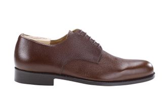 Bexley Dover - Derbies homme ch&acirc;taigne grain&eacute;