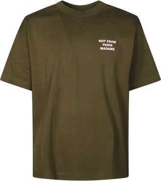 Dr&ocirc;le de Monsieur Homme, Tops, Vert, Taille: XL Tshirt Logo