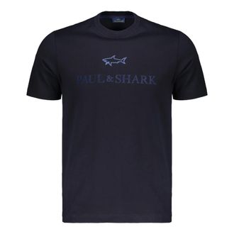 Paul & Shark Casual Logo T-Shirt - - Tops - Herren - Blau - XL