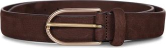 Dell'Oglio Homme, Accessoires, Brun, Taille: 105 CM Ceinture en daim nabuck
