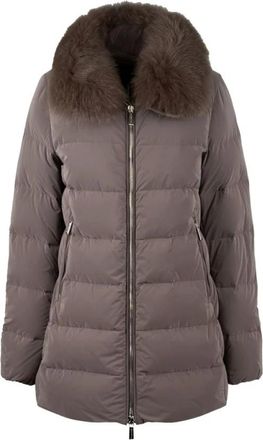 Moorer Femme, Manteaux, Brun, Taille: 38 FR Parkas