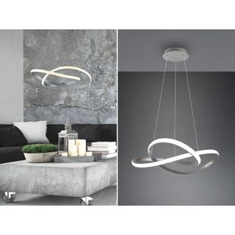 Reality Reality Leuchten - led Pendelleuchte Course nickel matt Pendelleuchte