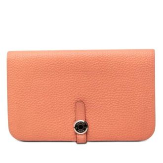 Herm&egrave;s Pre-owned Dogon Duo Wallet - - Pre-owned - Damen - Orange - ONE SIZE