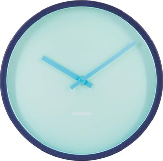 Remember Wanduhr Aqua - 4,5 cm, Ø 30 cm - Quarz Uhrwerk - große Wanduhr