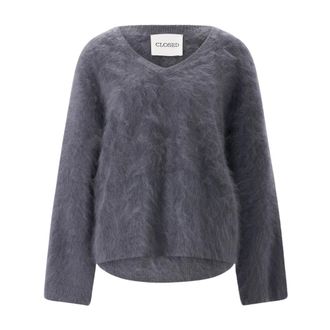 Closed V-Ausschnitt Strickware - - Knitwear - Damen - Grau - S
