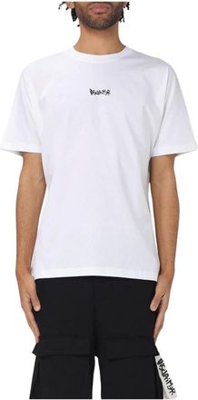 Disclaimer Homme, Tops, Blanc, Taille: M T-shirt Graphique à Manches Courtes