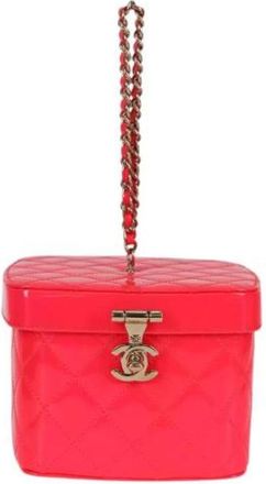 Chanel Pre-owned Toile trousses-de-toilette - Femme - Pre-owned - Rose - Taille: ONE Size