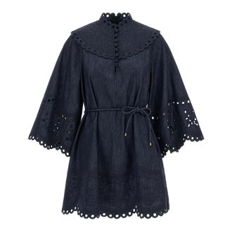 Zimmermann Damen, Kleider, Blau, SGr&ouml;&szlig;e