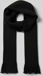Christian Berg Schal aus Woll-Mix mit Fransen