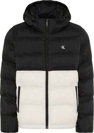 Calvin Klein Jeans Steppjacke LS NYLON COLOR BOCK PUFFER JKT Mit Rundhalsausschnitt, regular fit