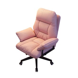 Generic Ergonomischer B&uuml;rodrehstuhl Mit Verstellbarer H&ouml;he - Arbeitsstuhl Aus Atmungsaktivem Stoff for Zuhause, B&uuml;ro Und Schminktisch(Pink)
