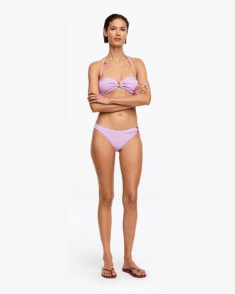 Arket Strukturierte Bikinihose -Lila
