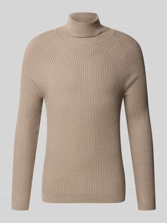 Antony Morato Rollkragenpullover aus Viskose-Mix in Ripp-Optik