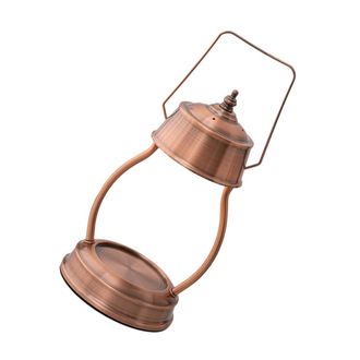 Lurrose Retro Kerzenw&auml;rmer Lampe Wachsschmelzer Vintage Aromatherapie Duftlampe f&uuml;r Wohnzimmer Schlafzimmer Dekoration Antik Bronzefarben Europ&auml;ische Norm Acv