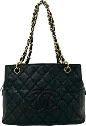 Chanel Pre-owned Sac bandouli&egrave;re en cuir caviar matelass&eacute; - Femme - Pre-owned - Noir - Taille: ONE Size