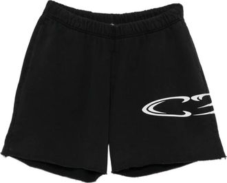 Cole Buxton Homme, Shorts, Noir, Taille: M Surf Decal Shorts