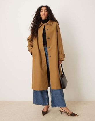 Mango Capsule - Trenchcoat aus Baumwolle in Hellbraun-Neutral