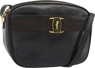 Ferragamo Sac bandouli&egrave;re Pre-owned - Femme - Pre-owned - Brun - Taille: ONE Size