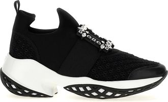 Roger Vivier Femme, Chaussures, Noir, Taille: 37 1/2 EU Viv Run Baskets