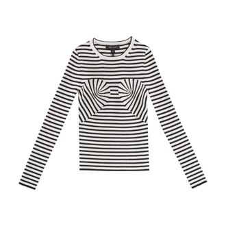 Marc Jacobs Gestreifter Strick-Crewneck-Pullover - - Knitwear - Damen - Mehrfarbig - XL