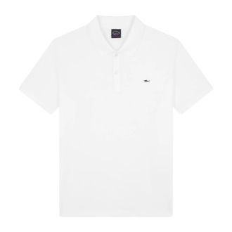 Paul & Shark Baumwoll-Piqu&eacute;-Polohemd - - Tops - Herren - Wei&szlig; - 2XL