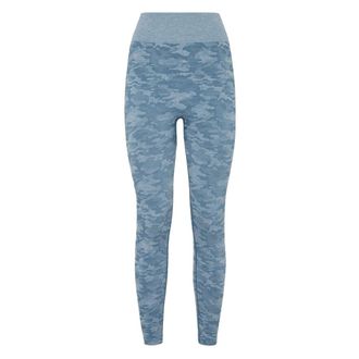 Plein Sport Femme, Pantalons, Bleu, Taille: 38 FR Leggings de sport sans coutures