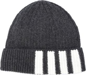 Thom Browne Bonnet - Gris Fonc&eacute;