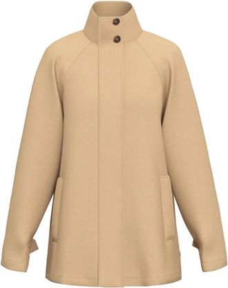 Emme Di Marella Emme DI Marella, Femme, Manteaux, Beige, Taille: 40 FR Imperm&eacute;able Crois&eacute;
