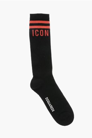 Dsquared2 ICON Long Socks with Contrasting Monogram size 46