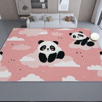Generic Paillasson Antid&eacute;rapant Rose 120 x 170 cm, Tapis de Sol dint&eacute;rieur Lavable pour entr&eacute;e Cuisine Chambre &agrave; Coucher paillasson d&eacute;coratif, imprim&eacute; Dessin 