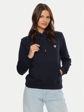 Guess Sweatshirt W4YQ04 KC811 Dunkelblau Regular Fit