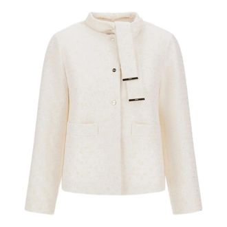 Herno Jacke aus 3D-Tweed - - Jackets - Damen - Wei&szlig; - XS
