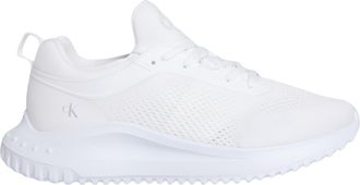 Calvin Klein Damen Runner Sneaker Eva Sock Tech Mix mit Logo, Weiß (Triple Bright White), 39