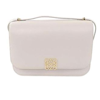 Loewe Pre-owned Goya Anagram Leder Schultertasche - - Pre-owned - Damen - Beige - ONE SIZE