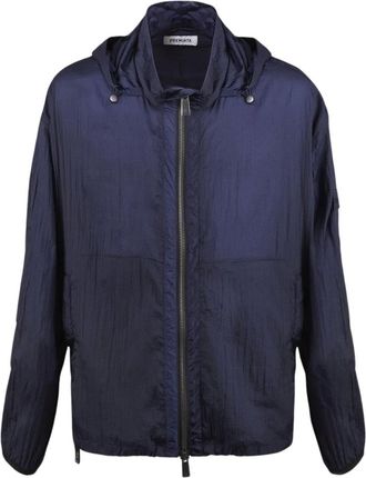 Premiata Homme, Vestes, Bleu, Taille: M Coupe-vent Mirror