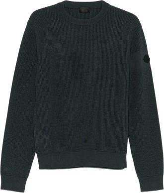Moncler Homme, Pulls, Gris, Taille: M Moncler - pull &agrave; col rond