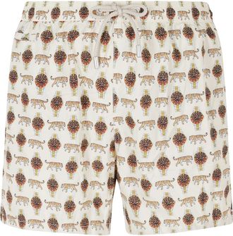 MC2 Saint Barth Homme, Maillots de bain, Beige, Taille: S Lighting Micro Fantasy Swimshort