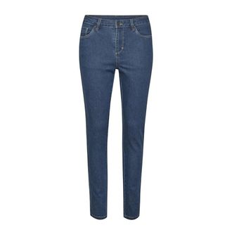 Kaffe Slim Fit Medium Blue Denim Jeans - Femme - Jeans - Bleu - Taille: 46 FR