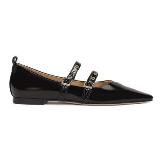 Kazar Schwarze flache Pumps mit zwei Riemen - - Shoes - Damen - Schwarzk - 37 EU