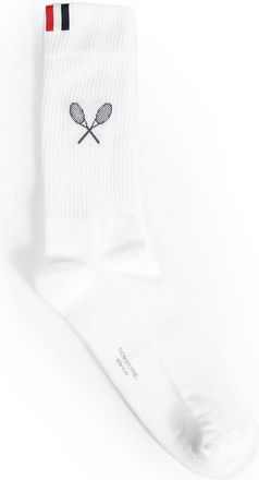 Thom Browne Tennis Racquet Athletic Socks