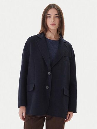 Vicolo Wollmantel TF0005 Dunkelblau Regular Fit