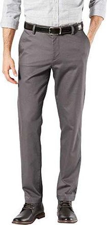 Dockers Homme Signature Khaki Slim Fit Pants Chino, Magnet, 32W / 32L