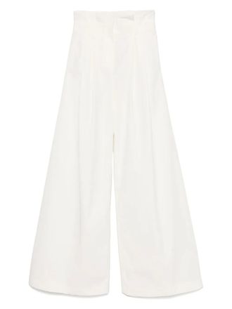 A.W.A.K.E. pantalon à coupe ample - Blanc