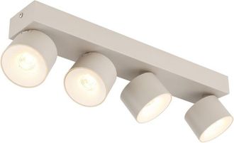 Globo Lighting Spot de plafond 4 lumi&egrave;res Rae brun sable - 56961-4S