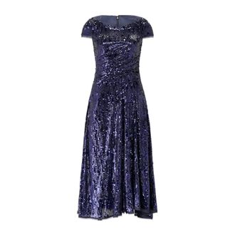 Talbot Runhof Talbot Runhof, Femme, Robes, Bleu, Taille: 42 FR Bogna5 Midi Dress